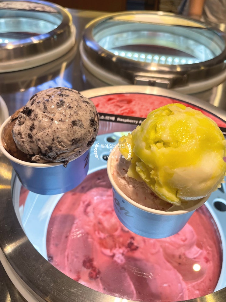 유화제없는 Benson 벤슨 아이스크림 압구정 갤러리아 고메494 맛추천 : 네이버 블로그