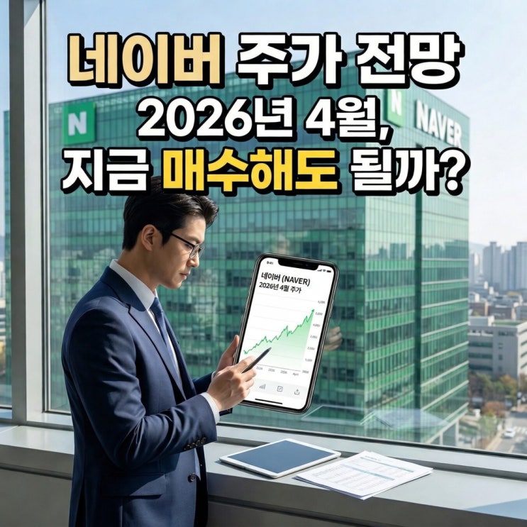네이버주가 전망 2026년 4월, 지금 매수해도 될까? : 네이버 블로그