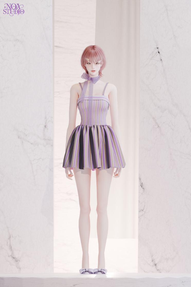 [NOA studio] NOA 0013 Candy Pleats Mini Dress : 네이버 블로그
