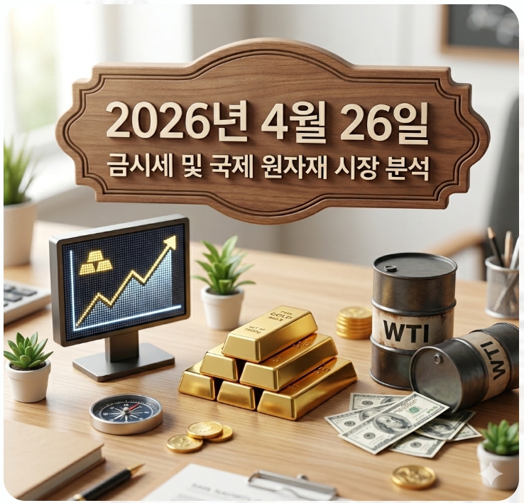 4월 25일 금시세 및 국제 원자재 시장 분석 : 네이버 블로그