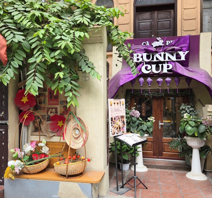 하노이 카페 추천, 호안끼엠 분위기 맛집 Bunny Cup Cafe : 네이버 블로그