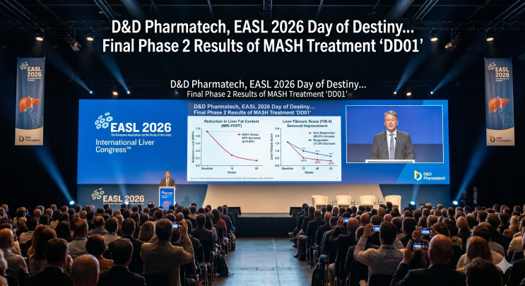 [5/24 정밀분석] 디앤디파마텍, EASL 2026 운명의 날... 120억 세금 선납에 숨겨진 '빅픽처' : 네이버 블로그