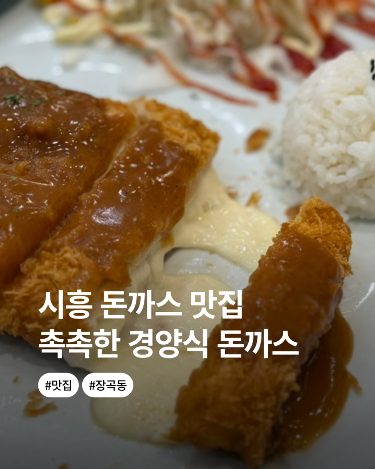 시흥 장곡동 맛집 돈까스 바삭함의 정석인 진심 왕돈까스 : 네이버 블로그
