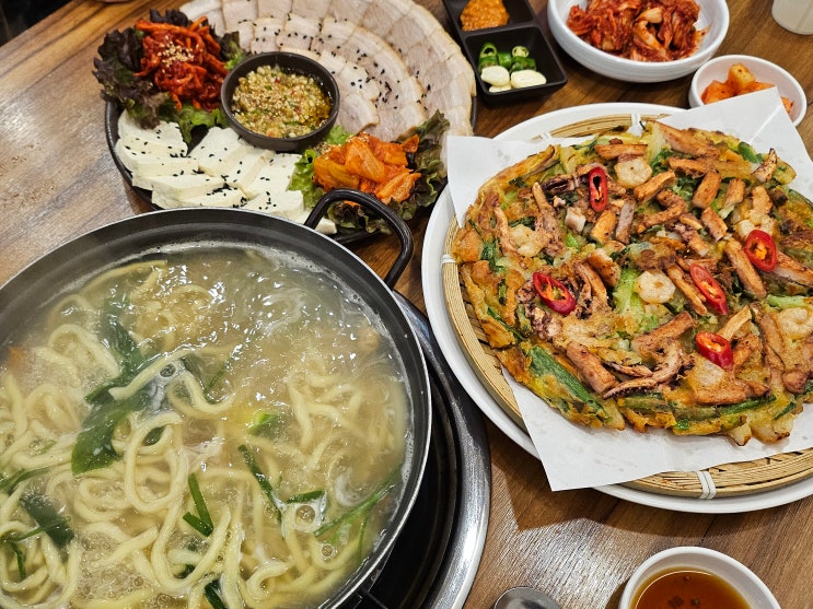 대전 칼국수 맛집 가족외식으로 만족한 공주쌍신집칼국수 보쌈 : 네이버 블로그