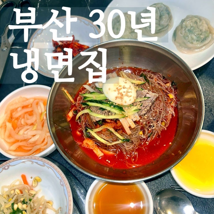 온천장 냉면 함경면옥 비빔냉면 수제만두 온천장 냉면집 내돈내산 : 네이버 블로그