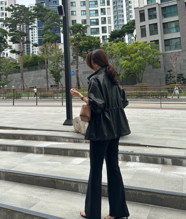 부츠컷스판팬츠 에코에더자켓 네이버 블로그