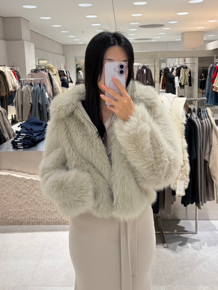 자라 세일 | 페이크퍼 퍼자켓 6종 착용샷 비교 후기 : 네이버 블로그