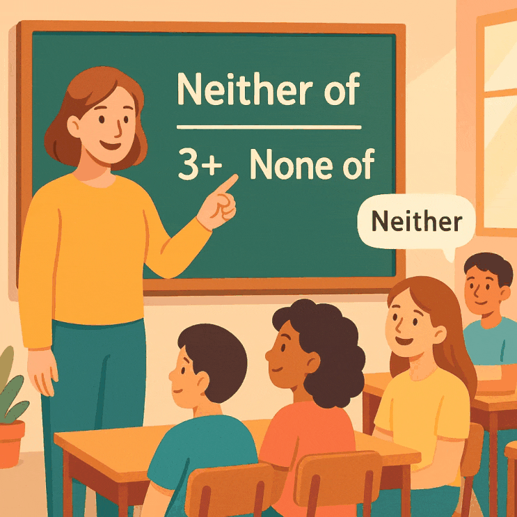 None of vs Neither of 차이 완벽 정리 - 대상 수로 구분하는 핵심 규칙 : 네이버 블로그
