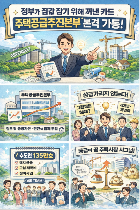 "국토부 주택공급추진본부 출범! 수도권 135만 호 공급 속도 붙나?" : 네이버 블로그