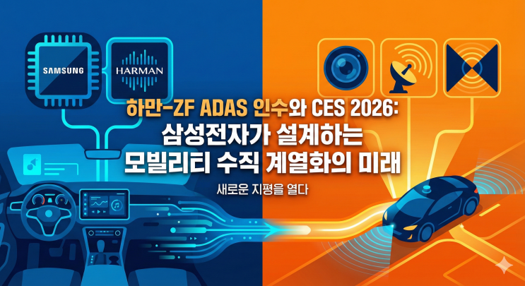 하만-ZF ADAS 인수와 CES 2026: 삼성전자가 설계하는 모빌리티 수직 계열화의 미래 : 네이버 블로그