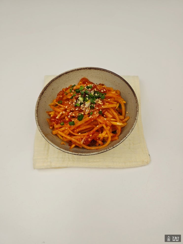 흑백요리사 임성근 윤주모 곶감 무생채 레시피 무우생채무침 만들기 만드는 법 : 네이버 블로그