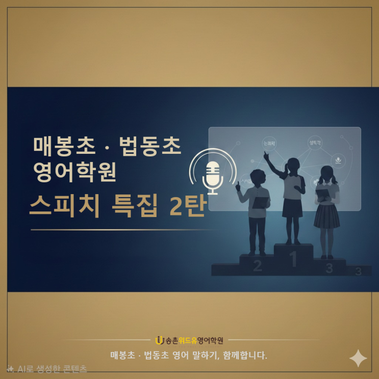 [스피치 2탄] 송촌동 초등 영어 말하기, 퍼블릭 스피킹부터 달라야 합니다.(매봉초 영어, 법동초 영어) : 네이버 블로그