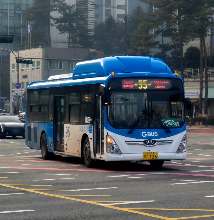 경기여객 95번 버스(1136호) : 네이버 블로그