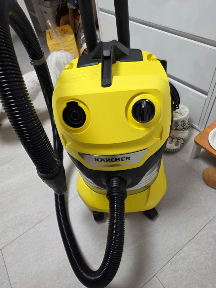내돈내산 카처 건습식청소기 WD4 리뷰 : 네이버 블로그