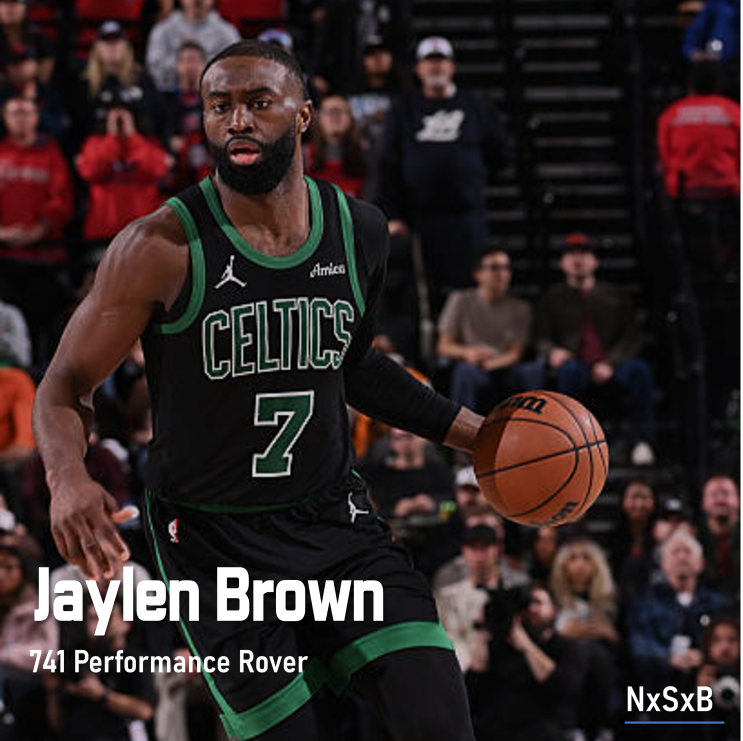 제일런 브라운이 신은 농구화 / 741 Performance Rover / nba 25-26 시즌 / 1월 3일 / 보스턴 ...