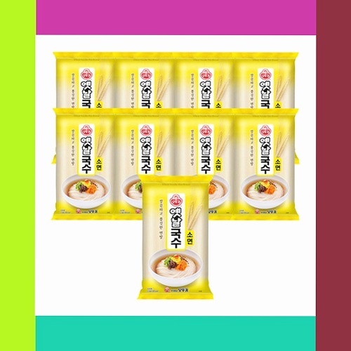 오뚜기 옛날 국수 소면 1.5kg 9개 실구매 후기와 맛 비교 : 네이버 블로그