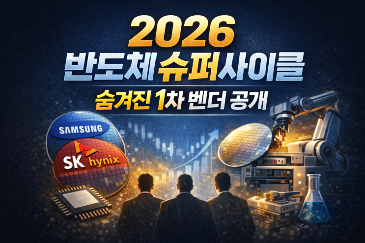 2026 반도체 슈퍼사이클: 숨겨진 1차 벤더 공개 : 네이버 블로그
