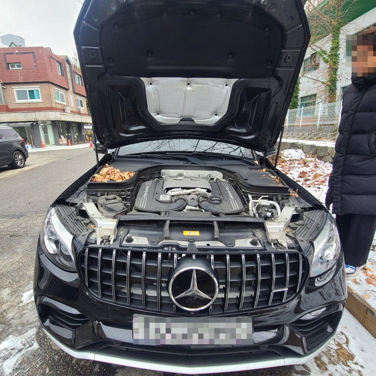 벤츠 GLC63배터리 방전으로 인천 주안에서 밧데리 교체해 드렸어요 : 네이버 블로그