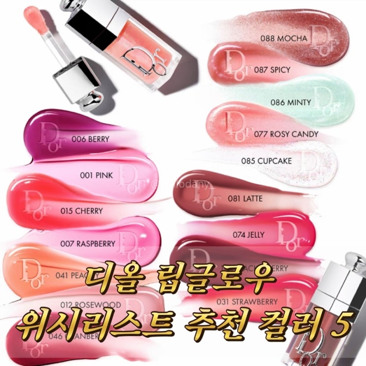 디올 립글로우 추천 컬러 5가지 위시리스트 : 네이버 블로그