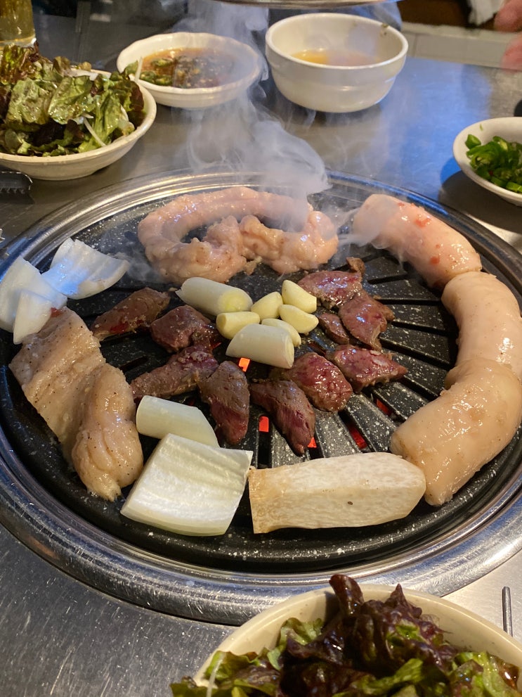 거제 중곡동 곱창 맛집 부산양곱창 숯불 모듬부터 철판 양념까지 : 네이버 블로그