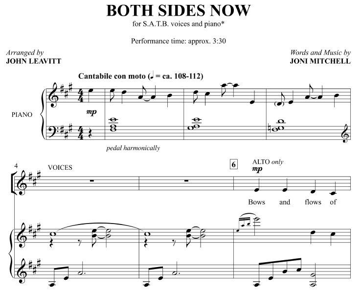 Both Sides Now (Joni Mitchell 작사, 작곡) : 네이버 블로그