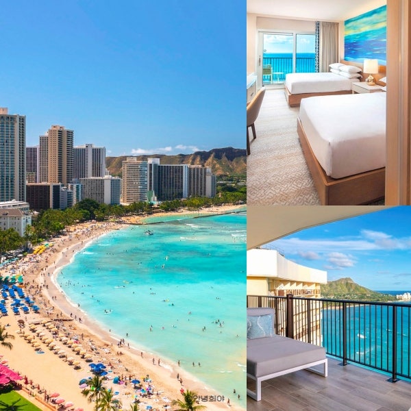 하와이 호텔 추천 쉐라톤 와이키키 10층 이상 고층 배정받는 꿀팁 : 네이버 블로그