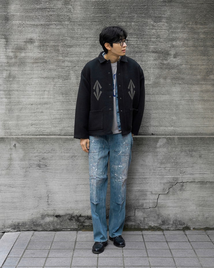 DAILY LOOK : BAL JACKET RAG JACQUARD [ NIGEL CABOURN ] : 네이버 블로그