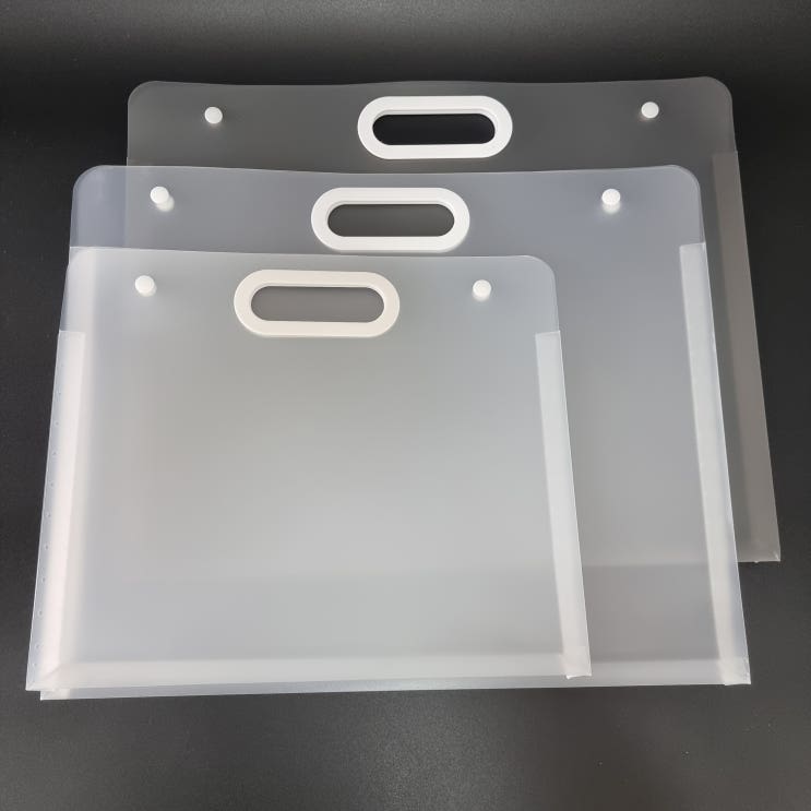 📁 서류 이동과 보관을 한 번에손잡이 파일 홀더 A4 · A3 클리어화일 화일백악보집 · 계약서 · 중요 서류 정리 보관 케이스 ...