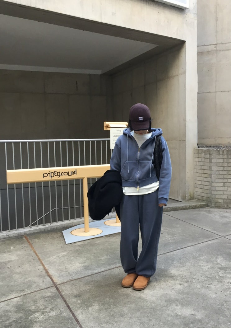 마감] [motherjoo label] 피그먼트 기모 후드집업, 피그먼트 기모 트레이닝 팬츠, 베이직 밴딩 코듀로이 팬츠 ...