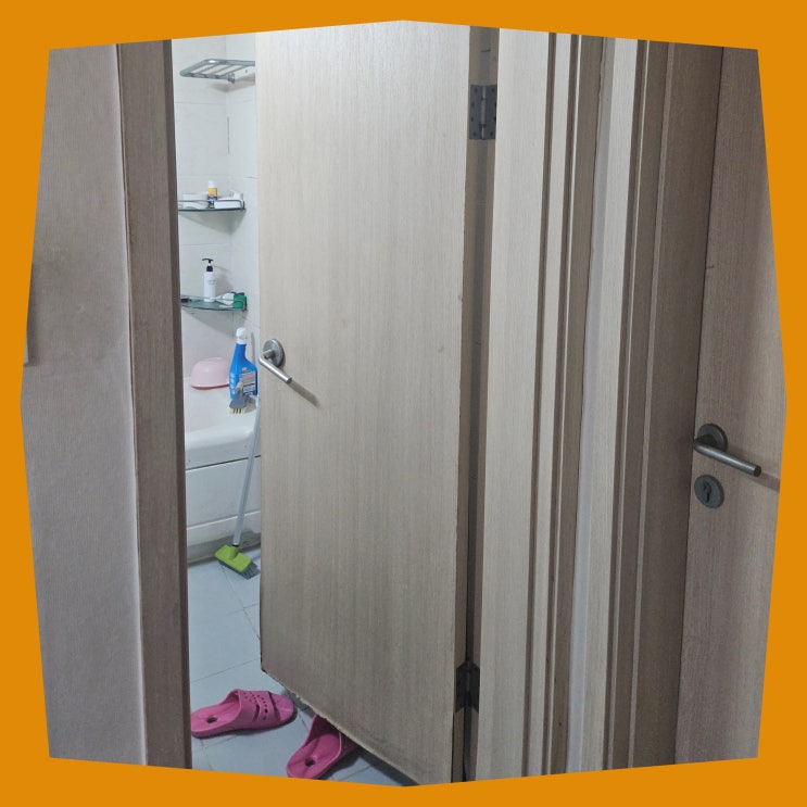 ABS도어 화장실문 교체 설치 현장 : 네이버 블로그