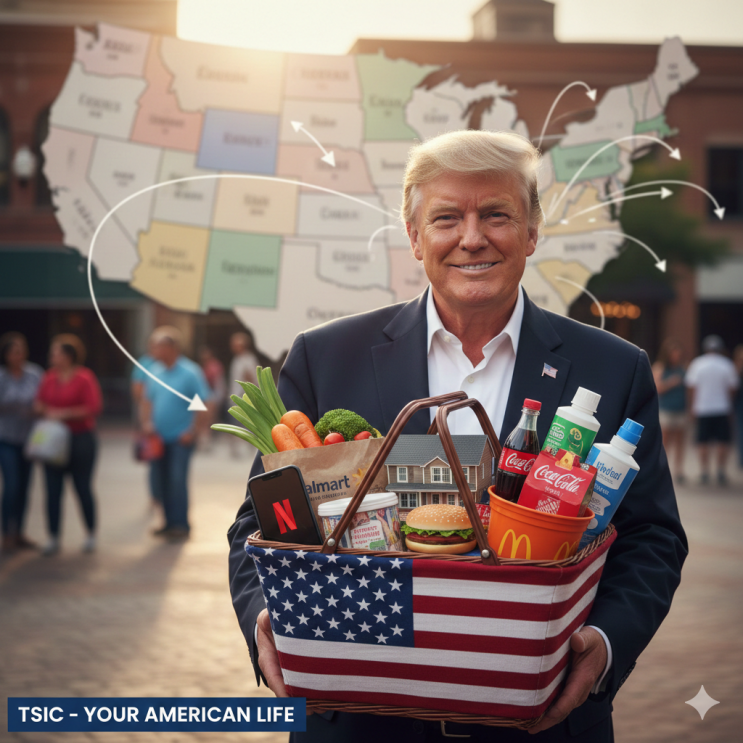 트럼프 ETF(TSIC) 해부: 미국 아이콘이 아닌 '생활비 구성표' : 네이버 블로그