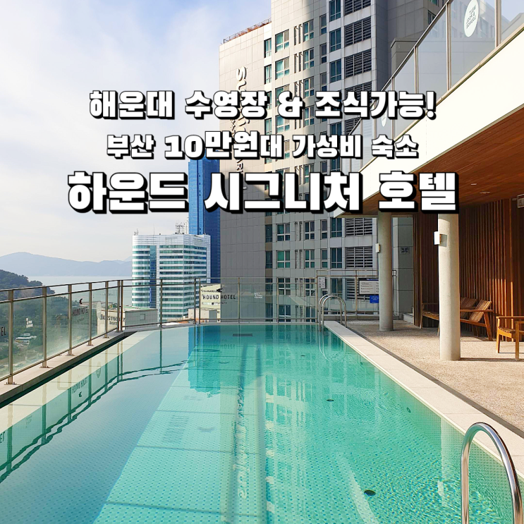 해운대수영장호텔 추천 해운대 하운드 시그니처 호텔 후기 : 네이버 블로그