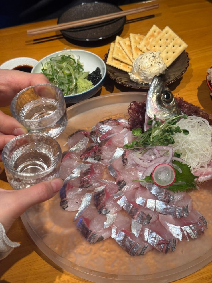 광안리 술집 이자카야 추천 | 분위기 좋은 숙성회, 전갱이회 전문점 그린파치 후기 : 네이버 블로그