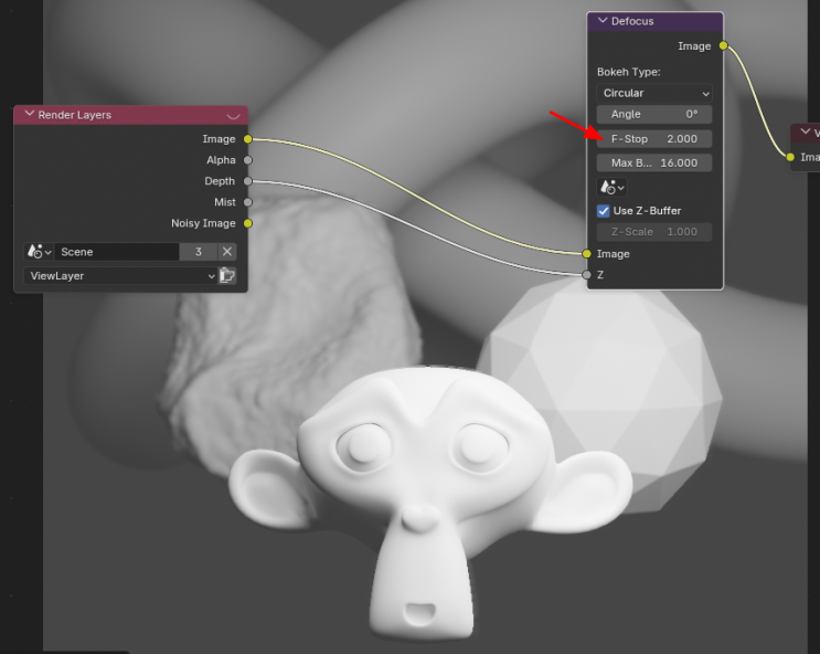Blender Tip: Nodes Compositing - Z depth : 네이버 블로그