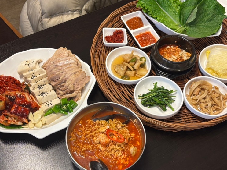 합정: 합정 홍대 사이 모임하기 좋은 보쌈집 조개우물보쌈 : 네이버 블로그