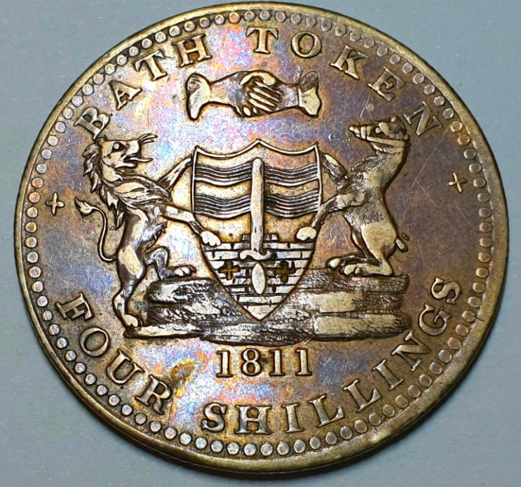 [판매] 영국 1811년 바스 4실링 대형 은토큰 : 네이버 블로그