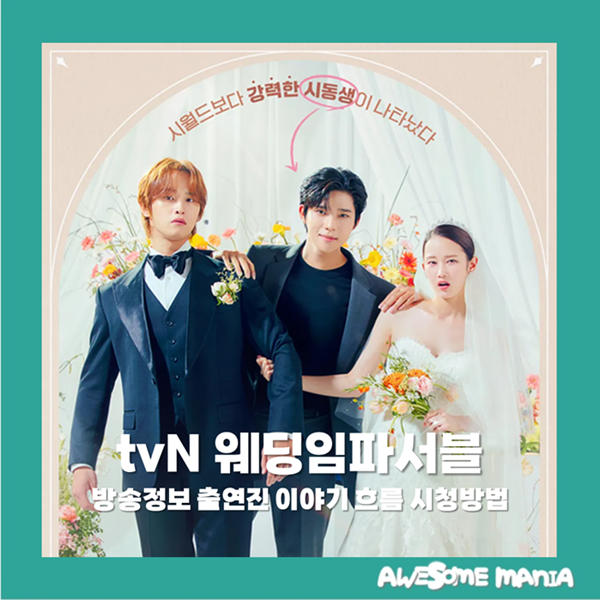 웨딩임파서블 방송정보 출연진 이야기 흐름 시청방법 tvN 월화드라마 로코드라마 연애 가족 추천 : 네이버 블로그