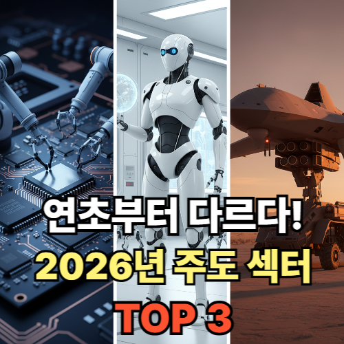 연초부터 다르다! 2026년 주도주 섹터 TOP 3 : 네이버 블로그