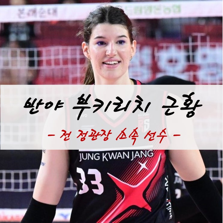 배구선수 前 정관장 소속 반야 부키리치 근황 "선한 눈동자의 거인, 반야 부키리치의 도전: 한국을 넘어 세계의 중심에 서다 ...