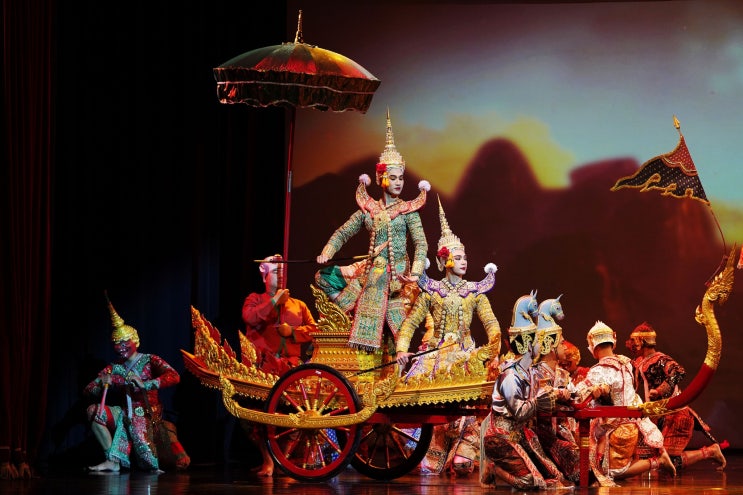 방콕 살라 찰름끄룽(Sala Chalermkrung) 콘(Khon) 공연 : 네이버 블로그