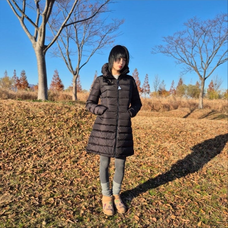 몽클레어 플라메뜨 2 0 사이즈 네이비 블랙 벨트 롱패딩 : 네이버 블로그