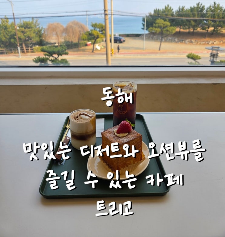 동해시 바다가보이는 카페 커피와 빵이 맛있는 오션뷰카페 - 트리고 방문후기 : 네이버 블로그