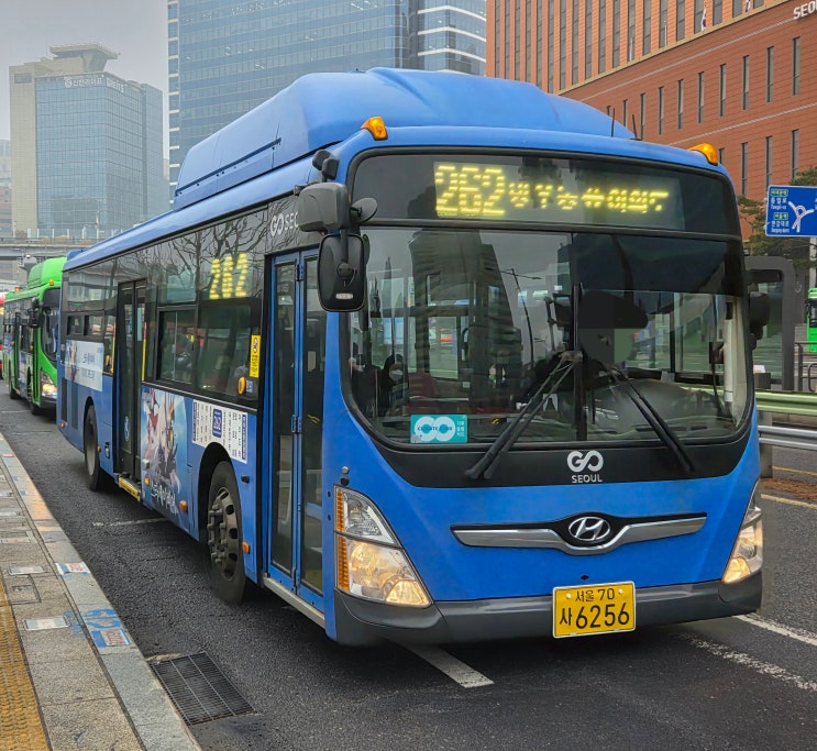 (서울/시내간선) 북부운수 262번 6256호 "현대 뉴슈퍼에어로시티 초저상 F/L 개선형 2019년식" : 네이버 블로그