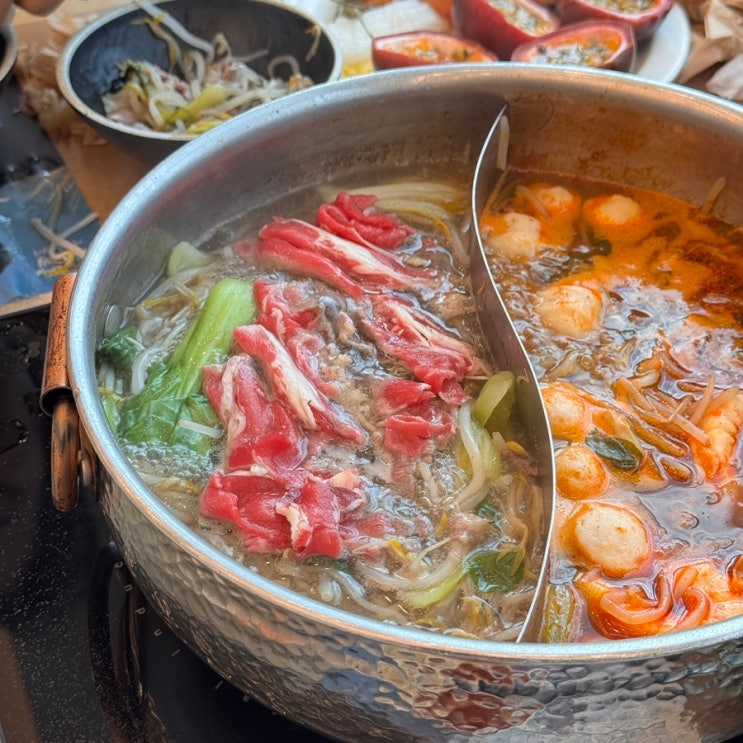 수완지구 무한리필 맛집 샤브올데이 광주수완점 평일후기 : 네이버 블로그