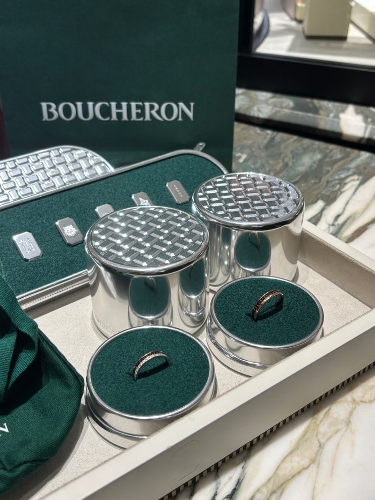 신세계 강남점 부쉐론(BOUCHERON) 웨딩밴드 구매 후기💍 (티파니앤코,불가리,쇼메 방문) : 네이버 블로그