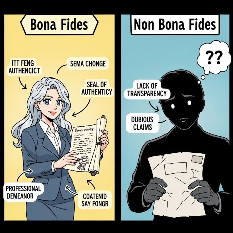 보나파이드 bona fide, bona fides 뜻, 차이~ 형용사? 명사? : 네이버 블로그