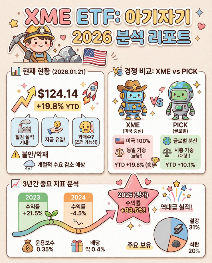 XME vs PICK 비교: 원자재 ETF 승자는 누구? : 네이버 블로그