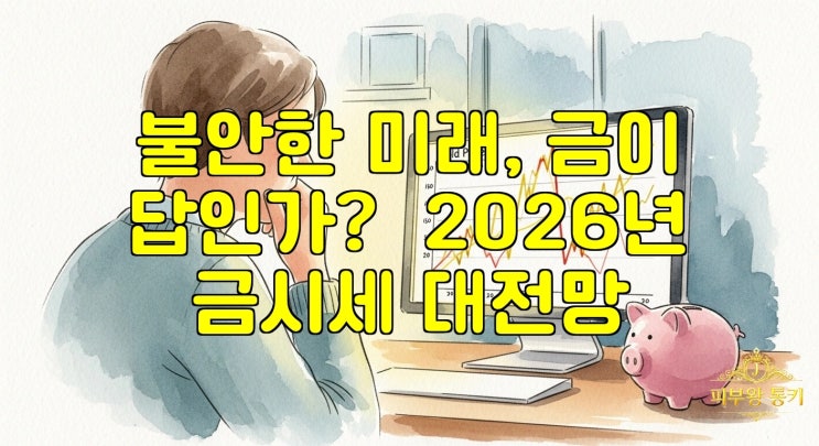 불안한 미래, 금이 답인가? 2026년 금시세 대전망 : 네이버 블로그