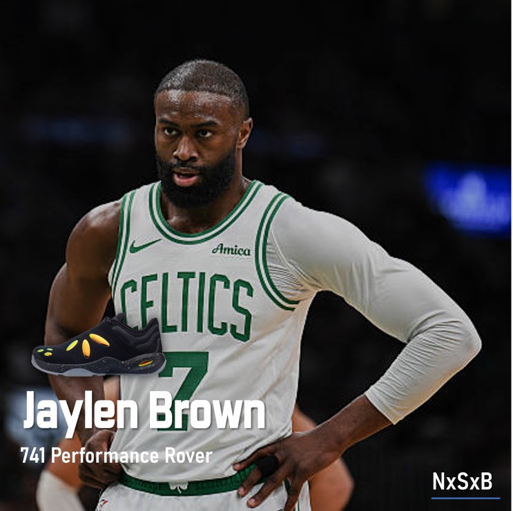 제일런 브라운이 신은 농구화 / 741 Performance Rover / nba 25-26 시즌 / 1월 21일 / 보스턴 ...