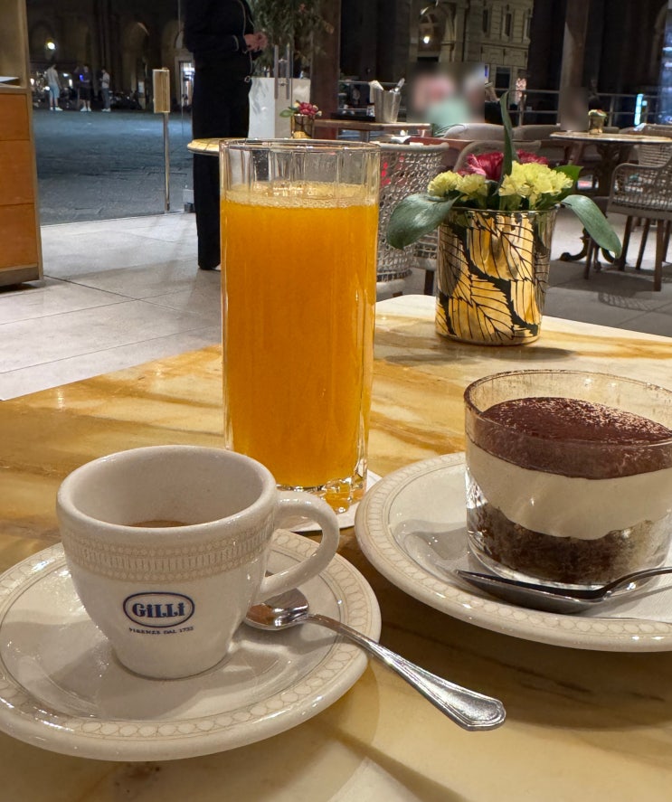 서유럽 신혼여행 피렌체 카페 길리(Caffè Gilli) 추천메뉴 : 네이버 블로그